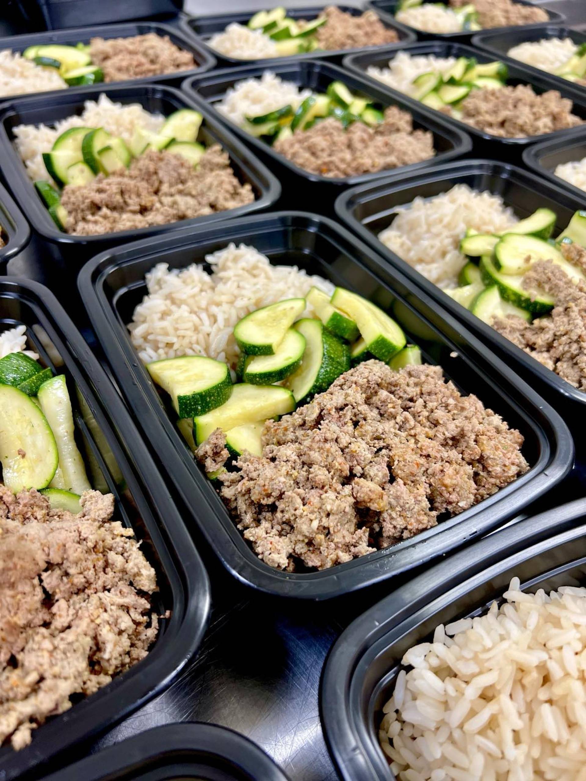 Value Meal - Ground Turkey, Zucchini, White rice - Precision Prep Visalia
